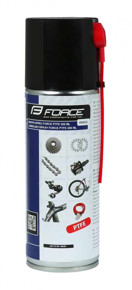 Lubricant FORCE PtFe, spray 200ml | EVBIKE.eu
